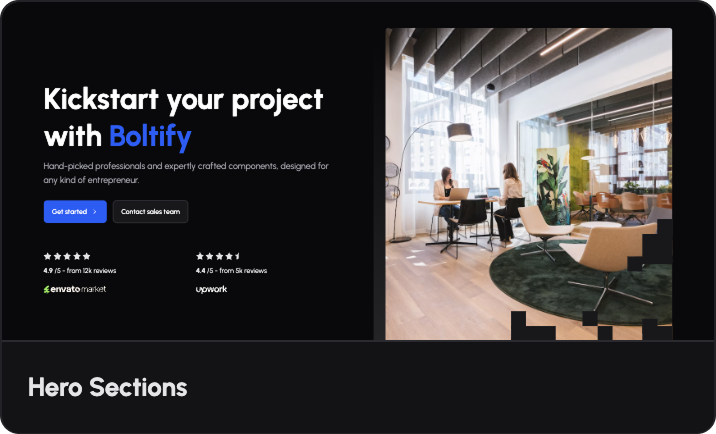 Boltify | React Tailwind Admin & Landing Pages Template