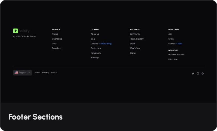 Boltify | React Tailwind Admin & Landing Pages Template