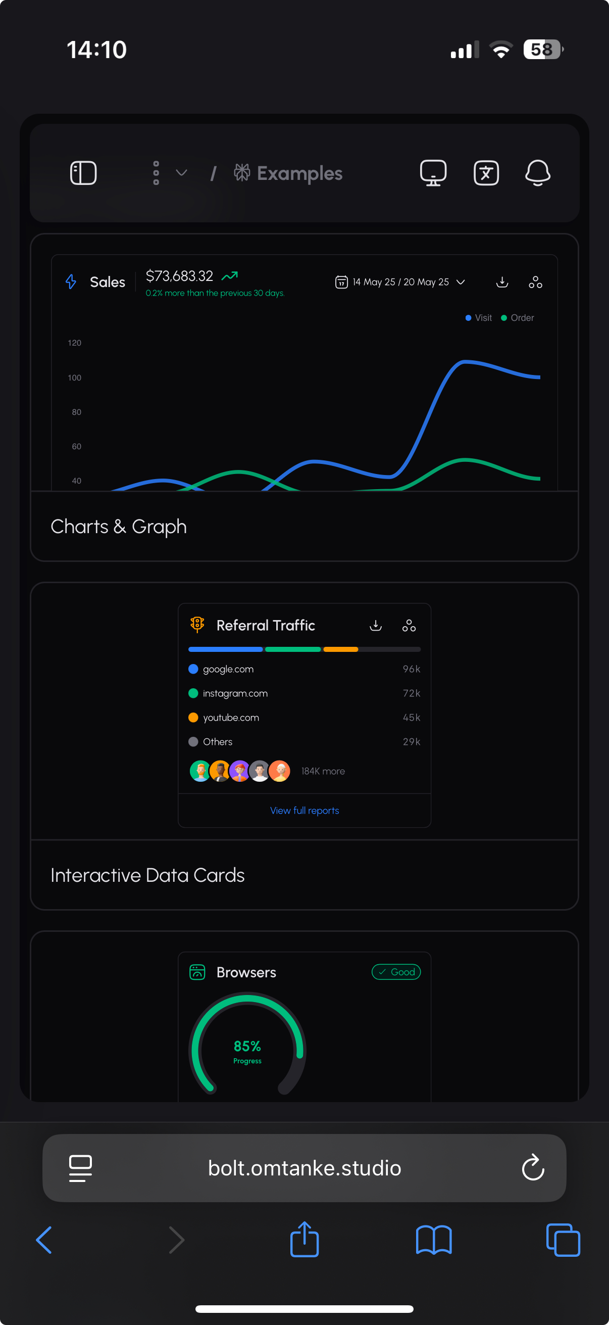 Boltify | React Tailwind Admin & Landing Pages Template